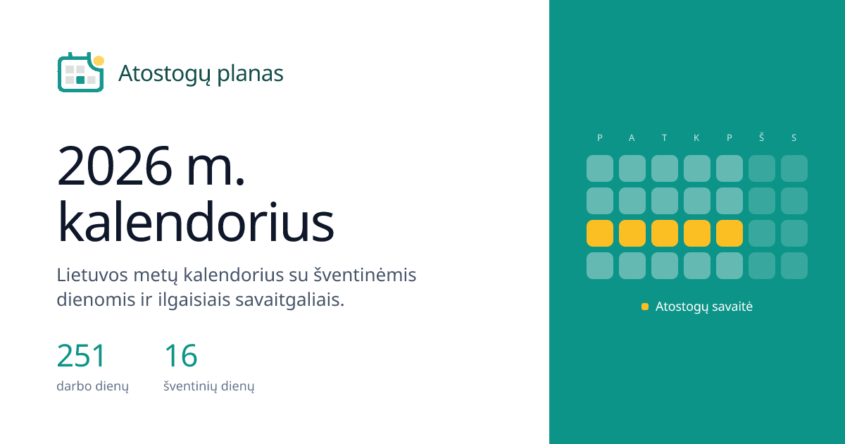 kalendorius-2026-16-nedarbo-dien-ir-6-ilgieji-savaitgaliai